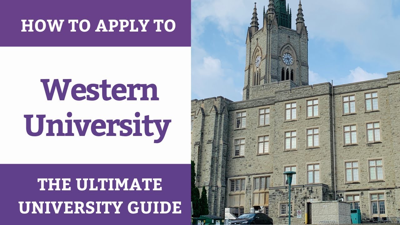 How to Apply to Western | Ultimate University Guide - YouTube