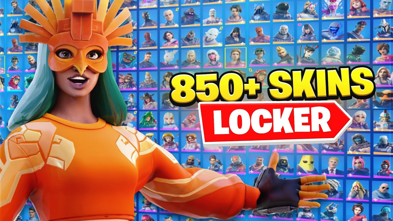 Massive Locker Tour | 5 Year Fortnite Anniversary Edition - YouTube