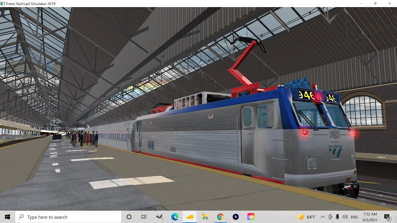 My Amtrak AEM-7's are now ready to be exported. - YouTube