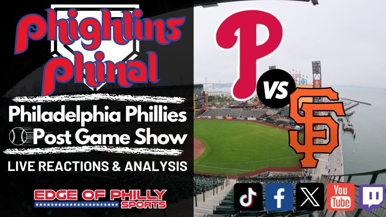 Phils Pitching STRONG in 6-1 W I Phillies vs Giants Reaction I Phillies ...