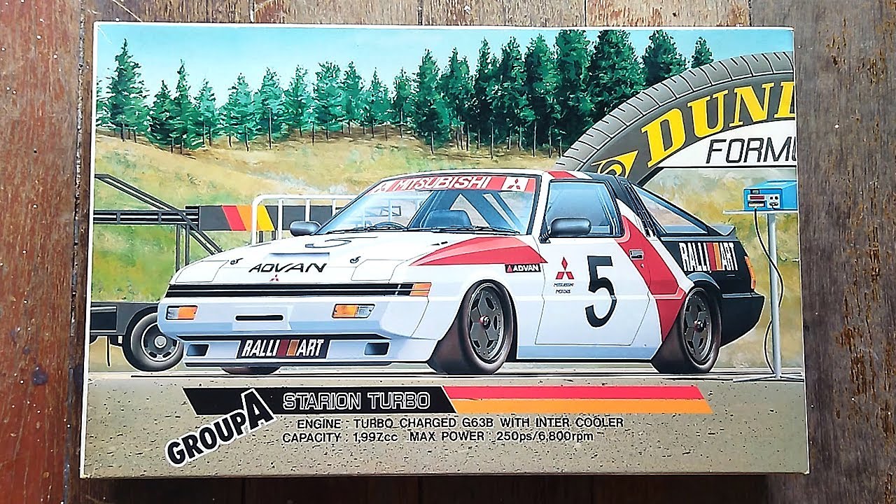 Fujimi 1/24 Mitsubishi Starion Turbo Group A | Plastic Model Kit ...