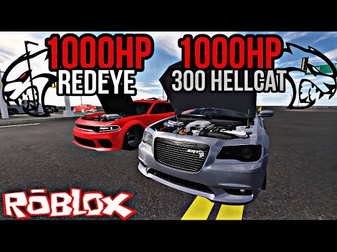 ROBLOX- 1,000HP CHARGER HELLCAT REDEYE & 1,000HP 300 HELLCAT TERRORIZE ...