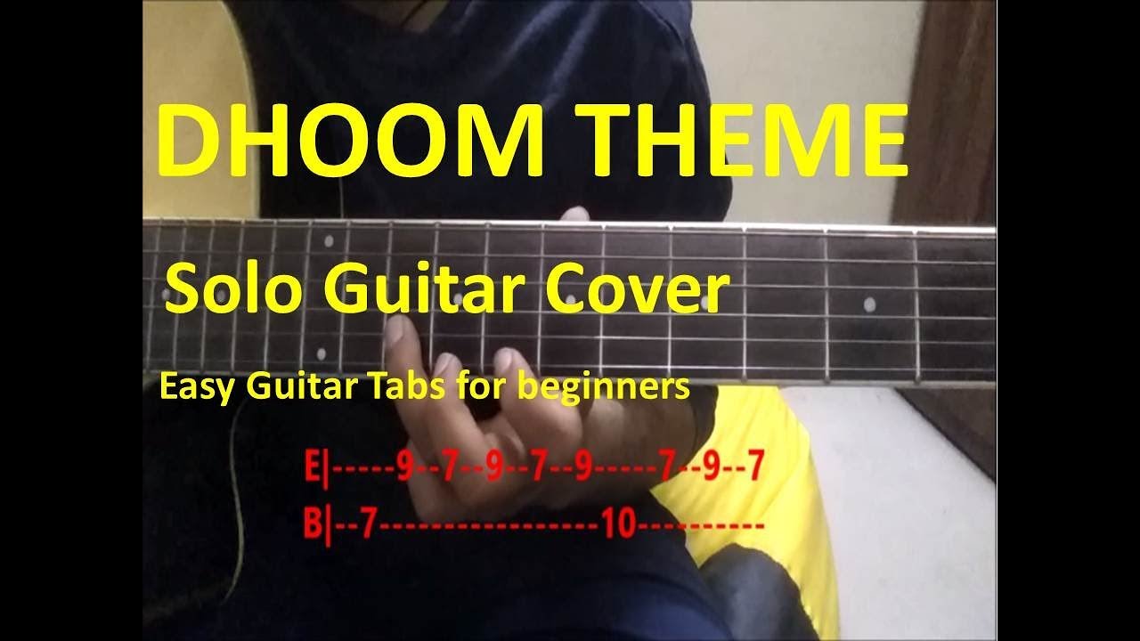 Dhoom theme Guitar tabs/lead - YouTube