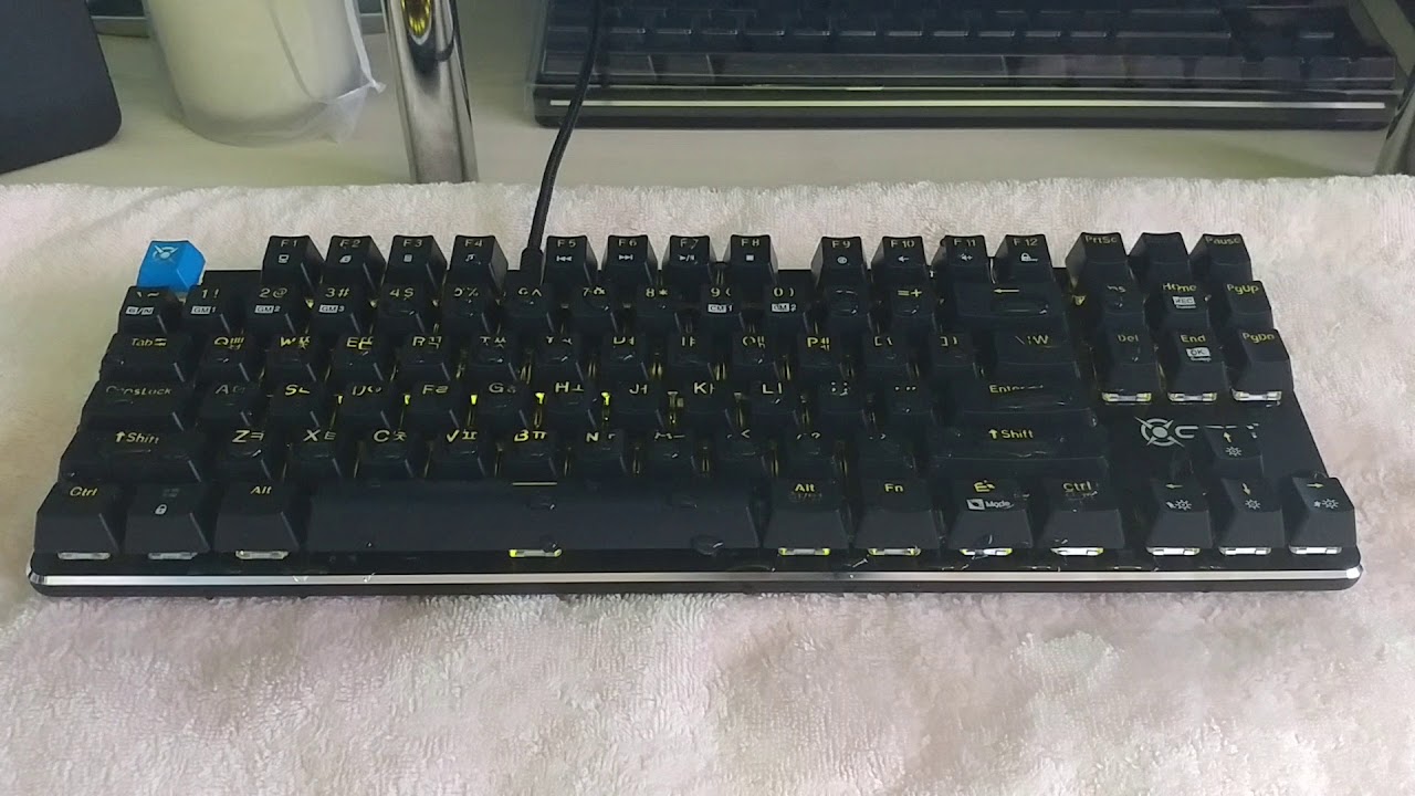 COX CK200 카일 광축 교체축 완전방수 LED 텐키리스블랙, 리니어방수테스트 - YouTube