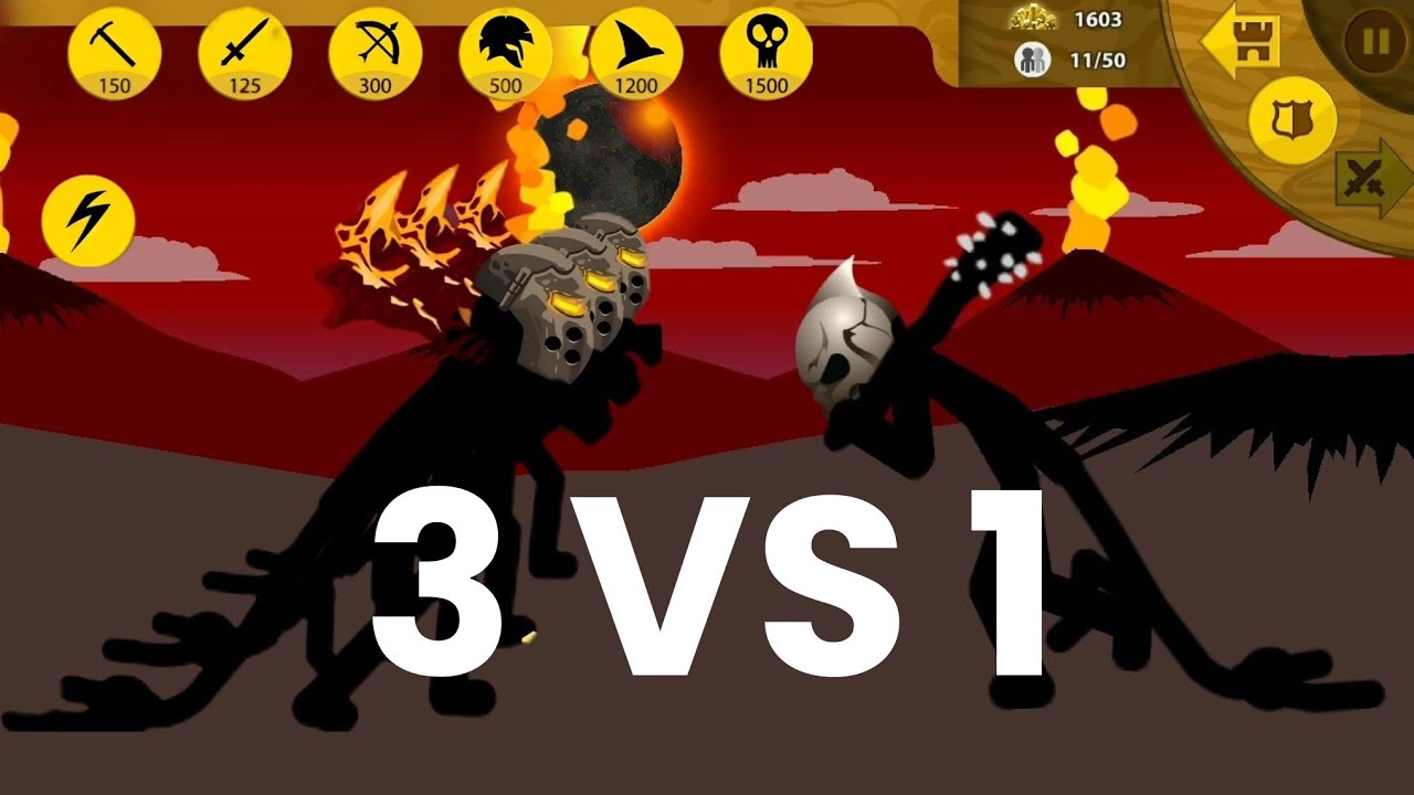 Tes final giant boss, 1, 2 and 3 VS 1 giants leader - Stick war legacy ...