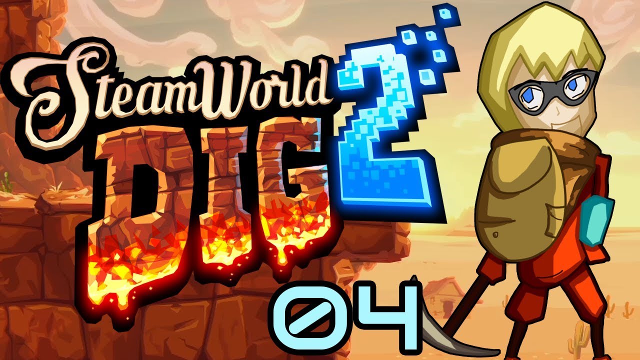 Breaking down the shiner wall | Lets Play Steamworld Dig 2 ...
