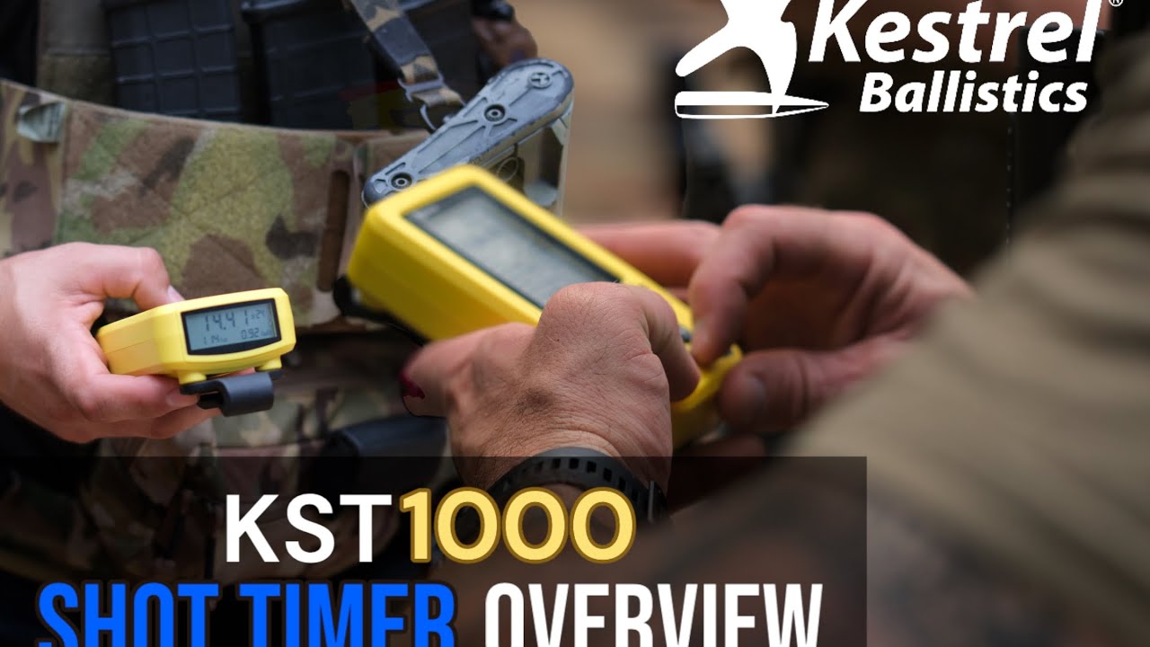 KST1000 Shot Timer Overview | Dara Holsters | Kestrel Ballistics - YouTube