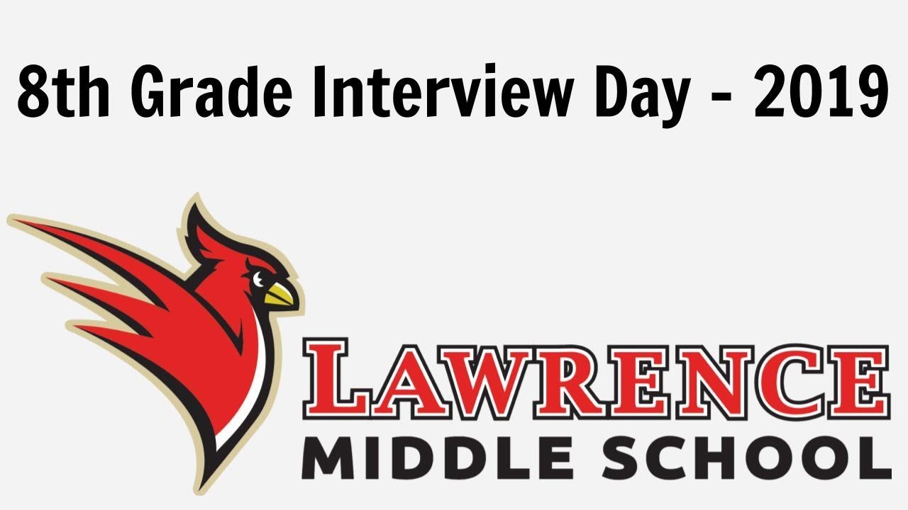 Lawrence Middle School NJ - 8th Grade Interview Day - YouTube