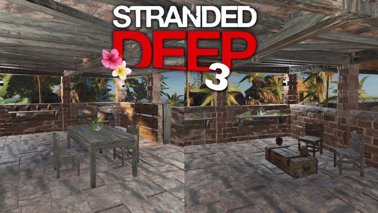 Stranded Deep| S3| EP36| Creating a tropical dream house and building ...