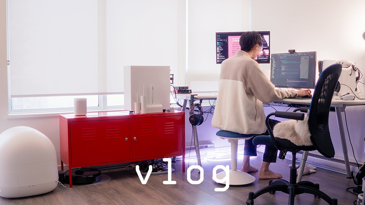 stay-at-home vlog | breakfast and then coding all day while unemployed. - YouTube