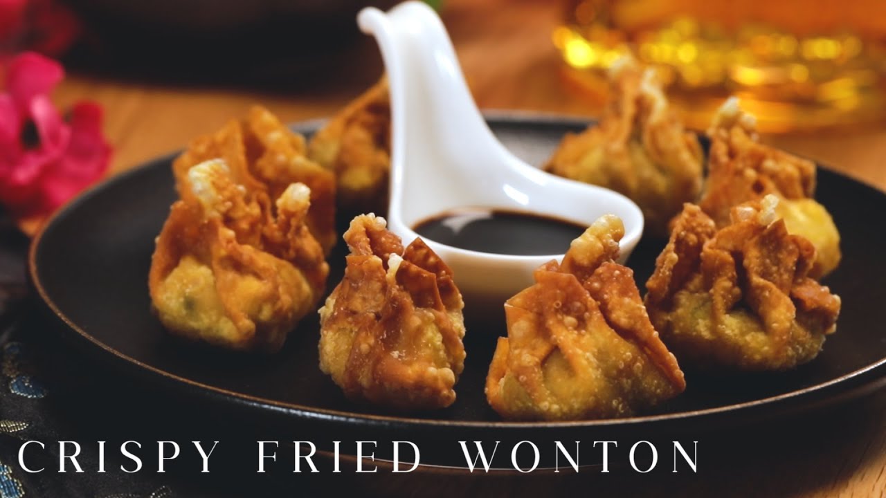 How to make Easy Chinese Fried Wantons | Recipe for the crispiest pork ...