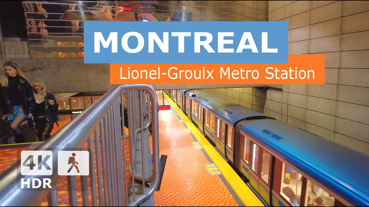 [ 4K ] Lionel-Groulx Metro Station Walking Tour | Orange / Green Line ...