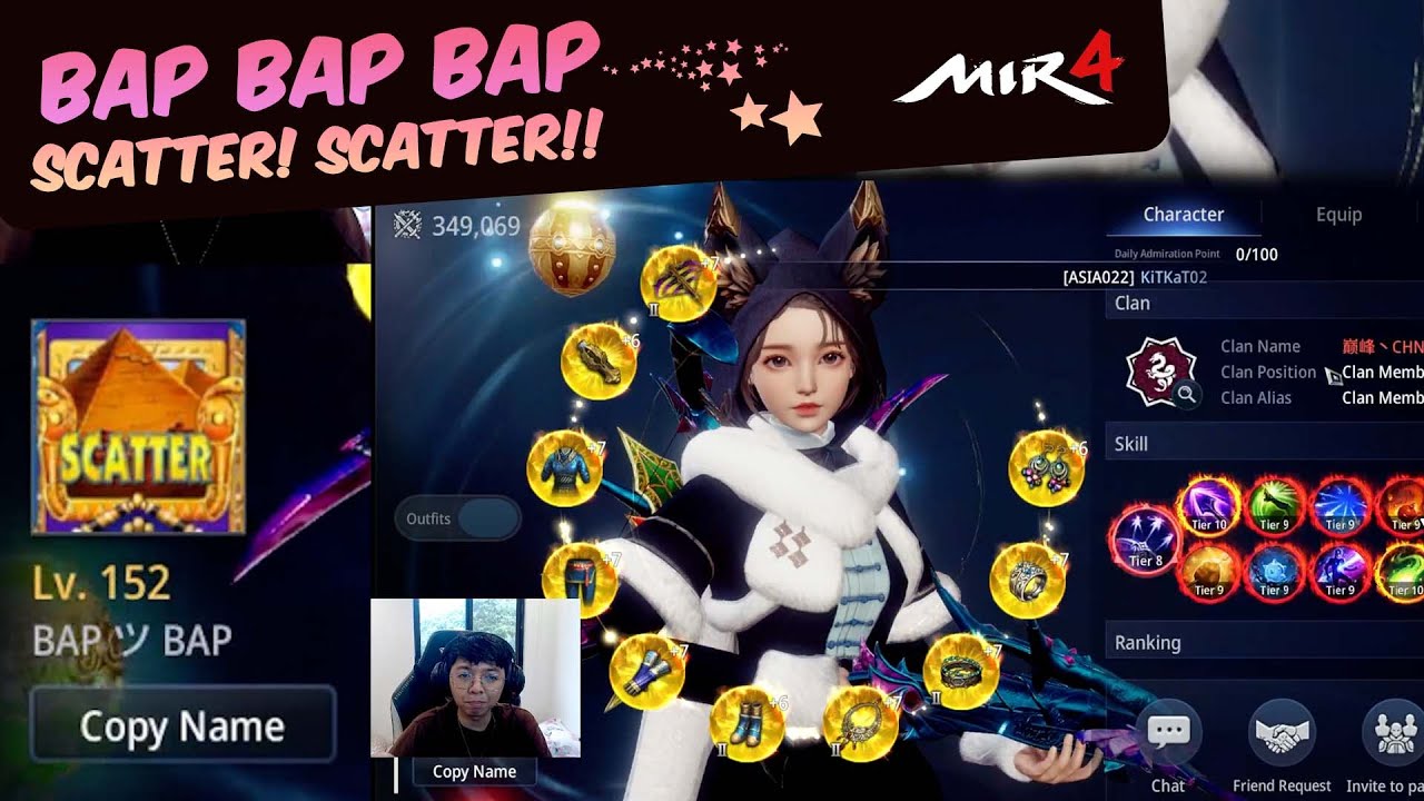 MIR4 - BAP BAP BAP LEVEL 152 SCATTER!!! - YouTube