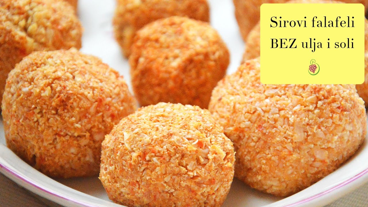 Sirovi falafeli - bez ulja i soli - ukusni i zdravi! - YouTube