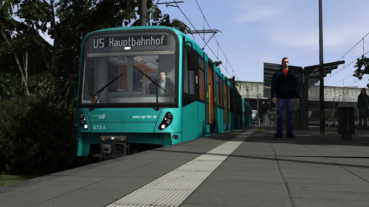 U5 Preungesheim to Hauptbahnhof - Frankfurt U-Bahn - U5 - Train ...