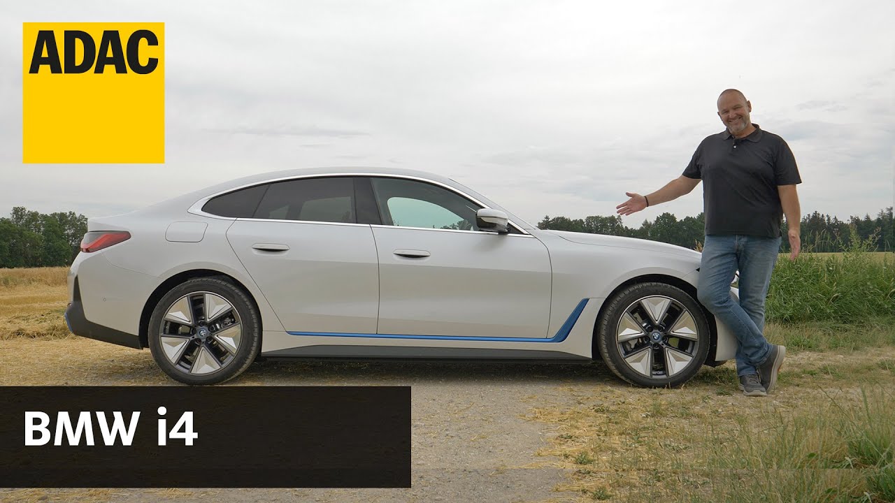 BMW i4 eDrive40: So fährt das elektrische Gran Coupé | ADAC - YouTube