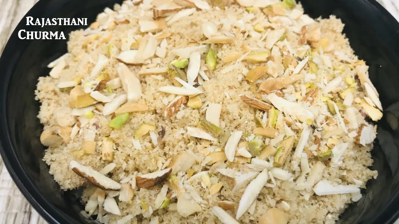 Churma Recipe | Rajasthani Churma | how to make churma - YouTube