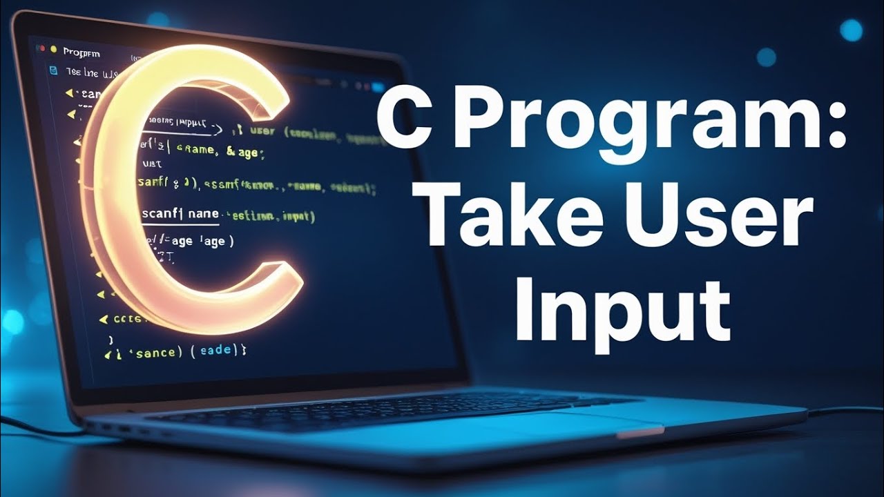 C Program to Take Name, Age & Address | scanf() Example part - 1 - YouTube