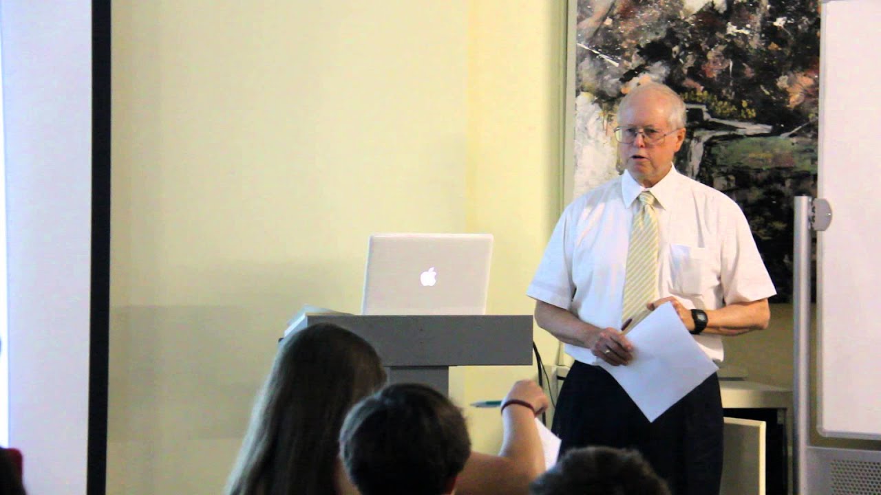 Mr. Morton Holbrook's Lecture - YouTube