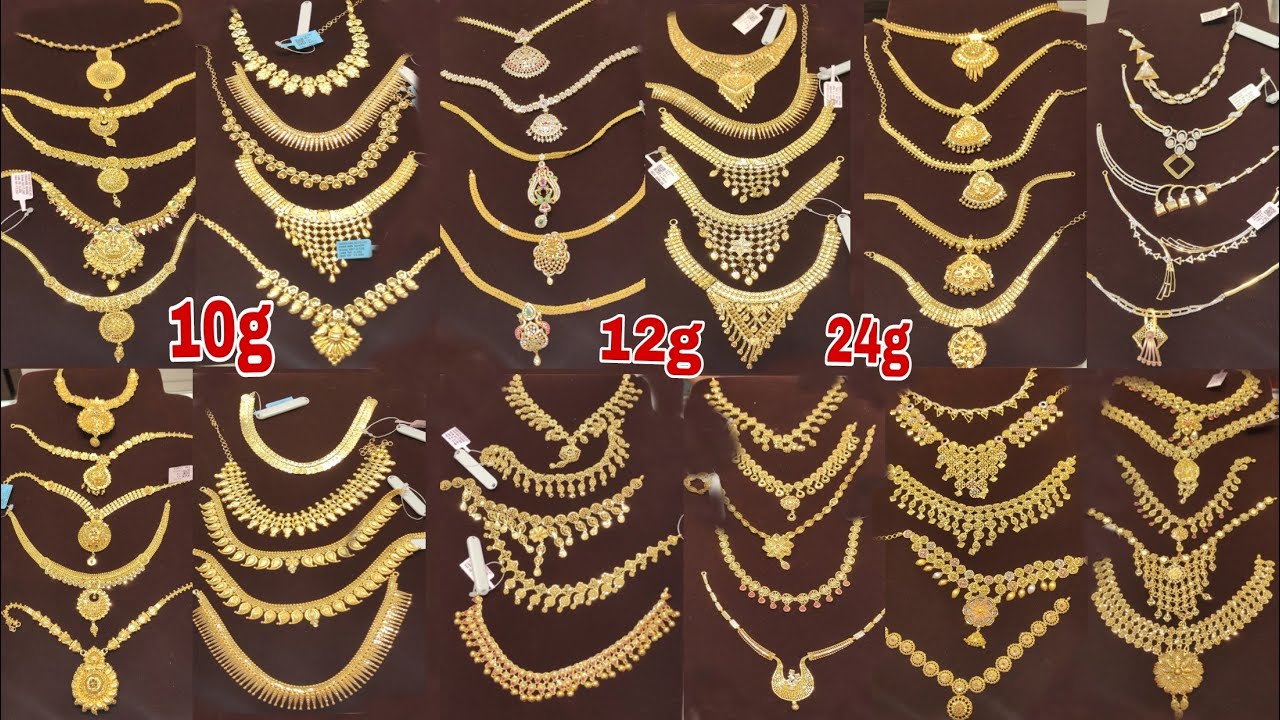 gold attigai & necklace collection 💥🤯 mahalaxmi gold & diamonds# ...