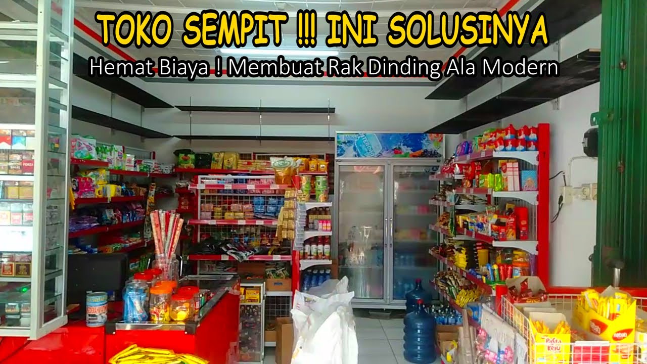 Cara Membuat Rak Toko Modern Modal Minimalis - YouTube