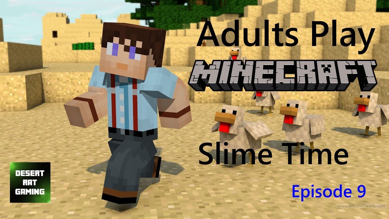 Slime Time - Adults Play Minecraft - Episode 09 - YouTube