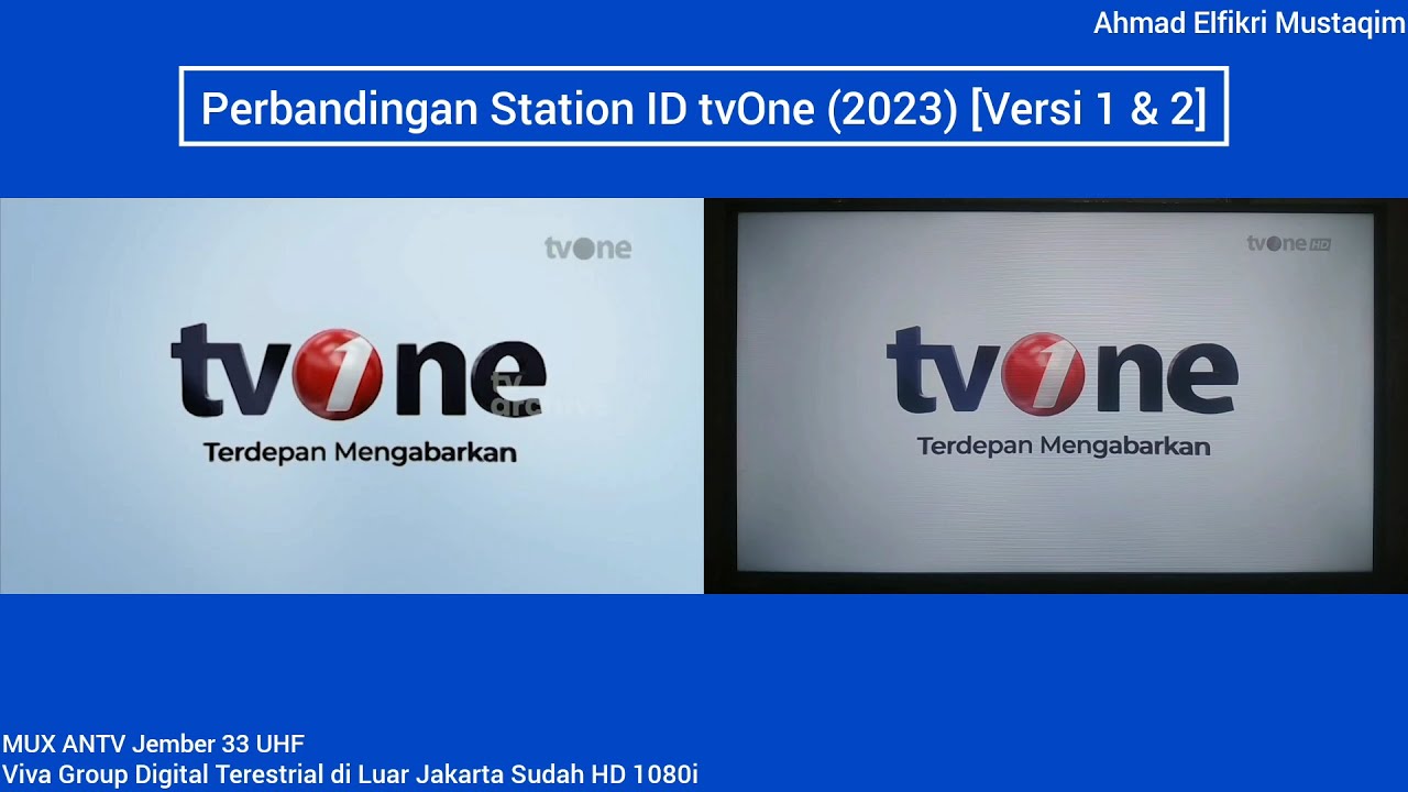 Perbandingan Station ID tvOne (2023) [Versi 1 & 2] - YouTube