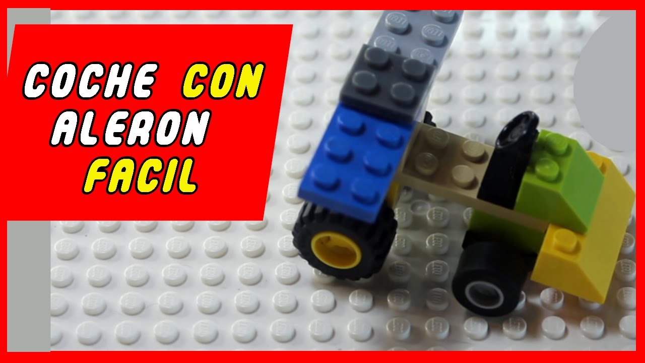 IDEA LEGO - Cómo hacer un coche con alerón fácil, simple - Tutorial ...