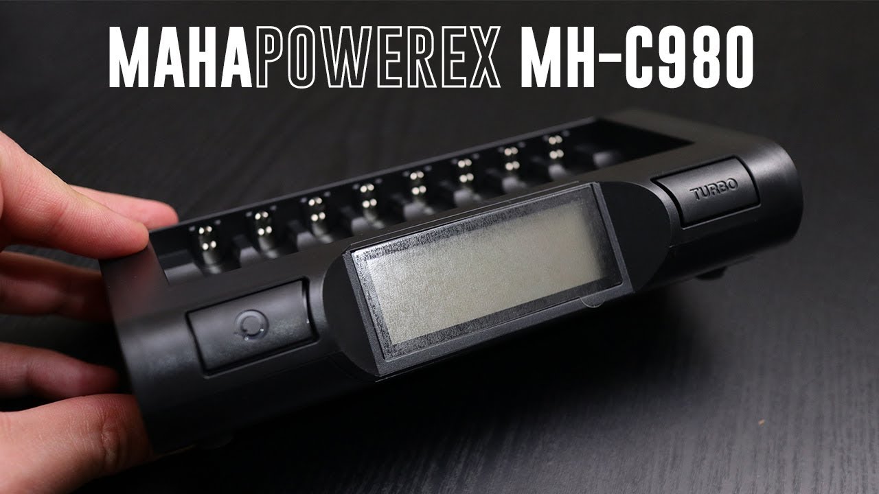 Unboxing / Review: Maha Powerex MH-C980 Turbo Battery Charger-Analyzer ...