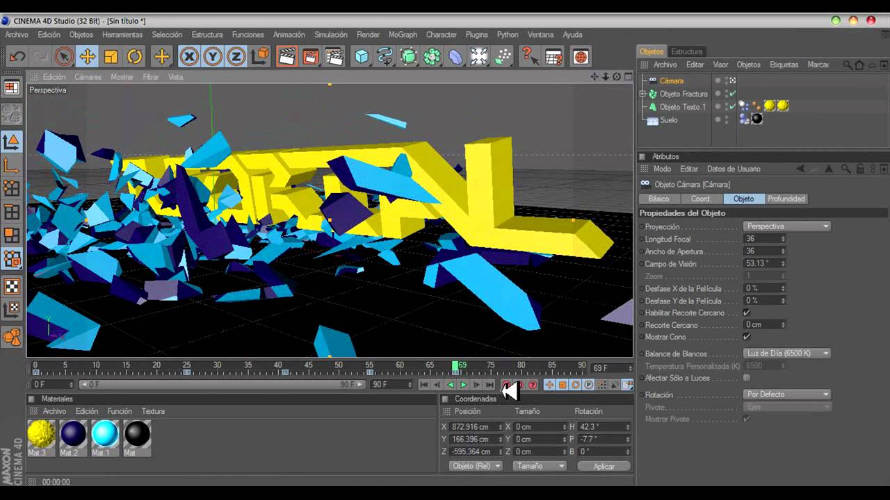 Efecto Matrix en Cinema 4D (C4D) | HD | - YouTube