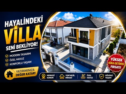 🔵BU FİYAT KAÇMAZ MALİYETİNE SATILIK VİLLA😍