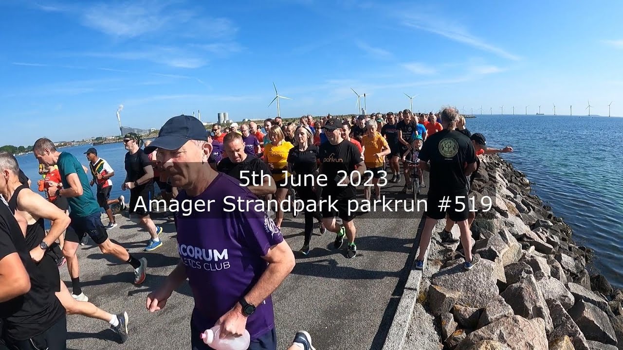 Amager Strandpark parkrun #519 June 5th 2023 (fast) - YouTube