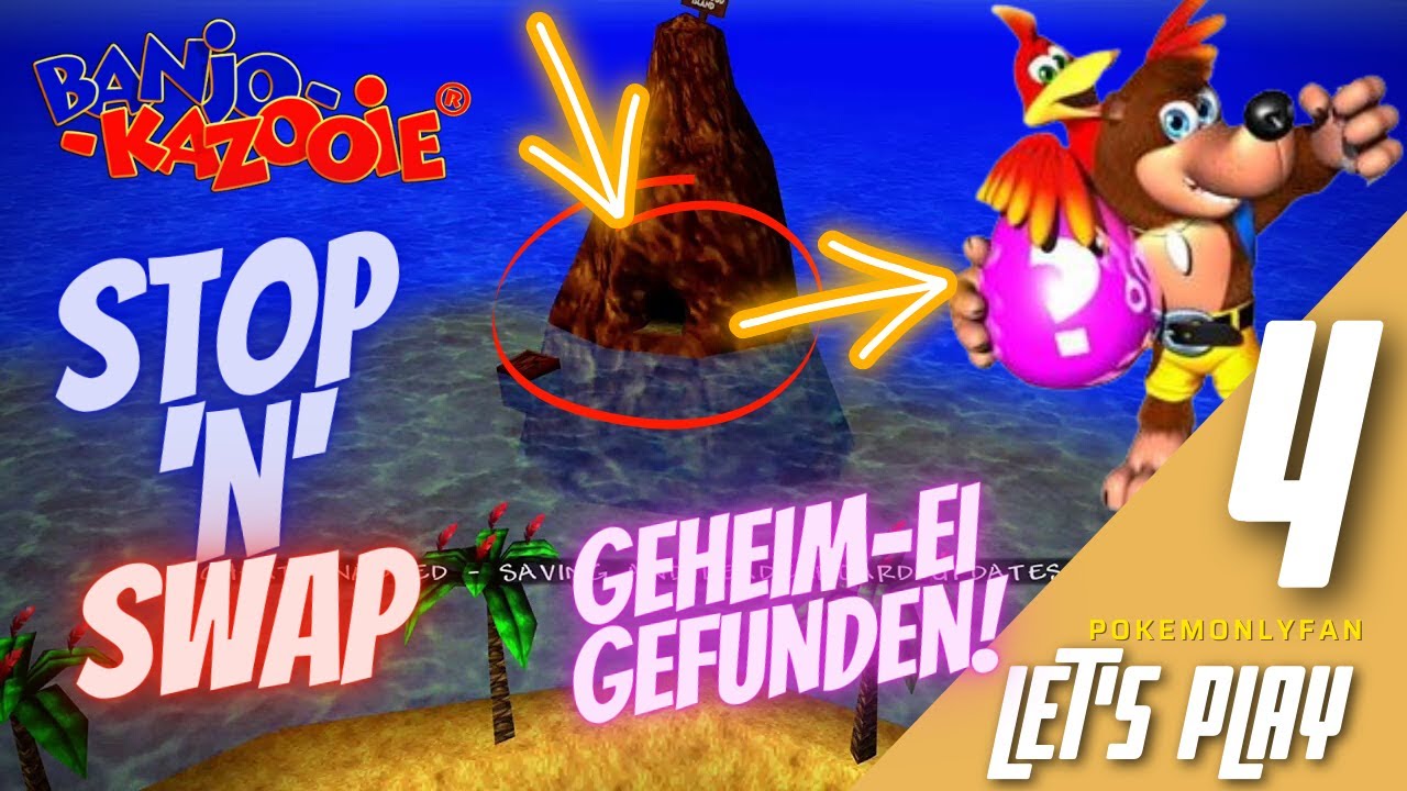BANJO - KAZOOIE #4 🧩 Stop 'n' Swap Ei in Sharkfood Island (Let's Play ...