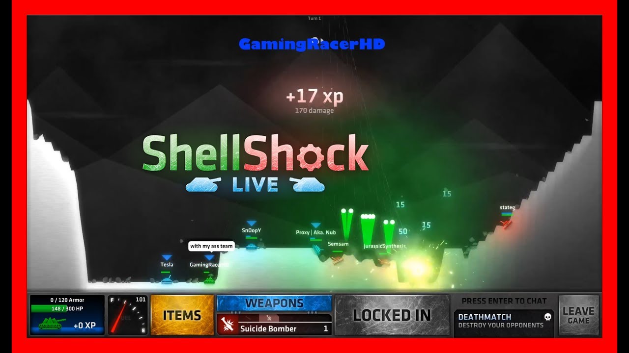 ShellShock Live - Level 100 Life Begins #13 - GamingRacerHD & Friends ...