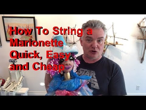How To String a Marionette - YouTube