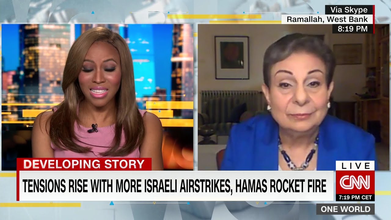 Dr. Hanan Ashrawi interview with CNN One World by Zain Asher - YouTube