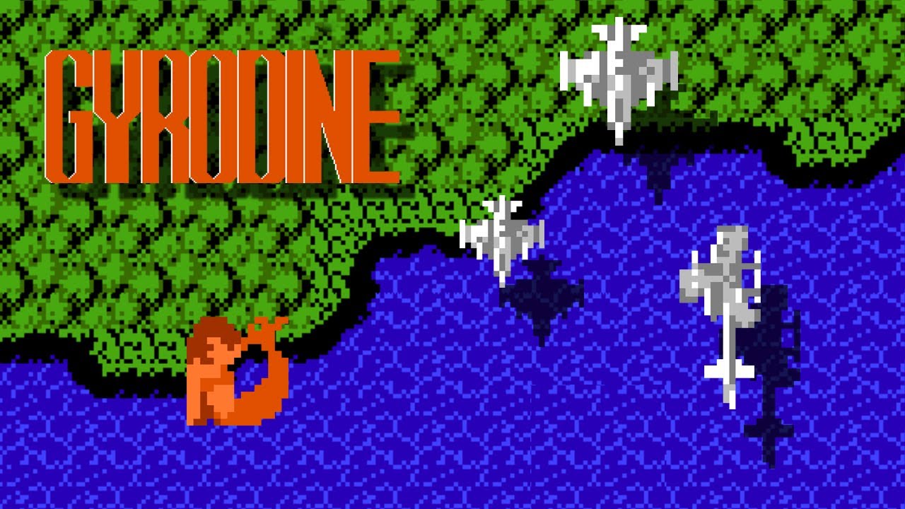 Gyrodine / ジャイロダイン (1984) NES w/ Cheats - YouTube