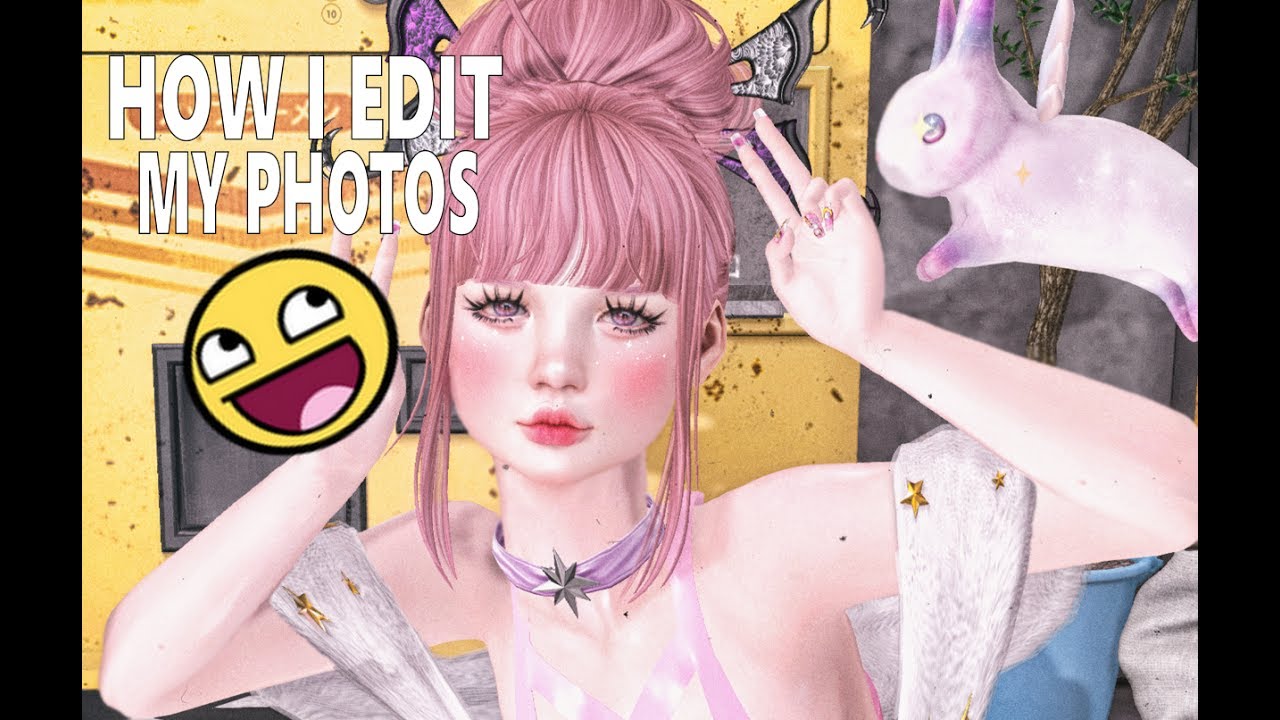 How I Edit/Photoshop my Pictures - Second Life - YouTube