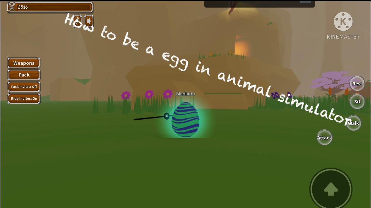 How to be a egg in animal simulator - YouTube
