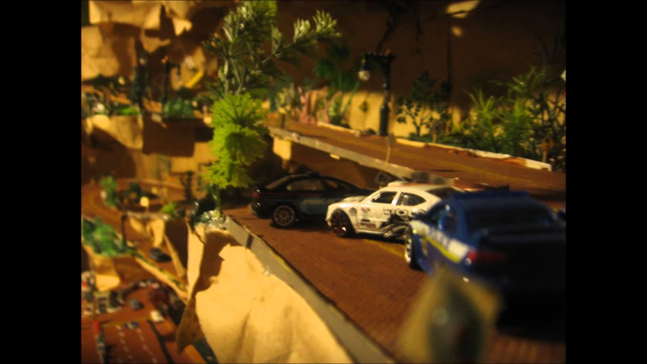 Hot Wheels NFS police chase and roadblocks screenshots 2 - YouTube