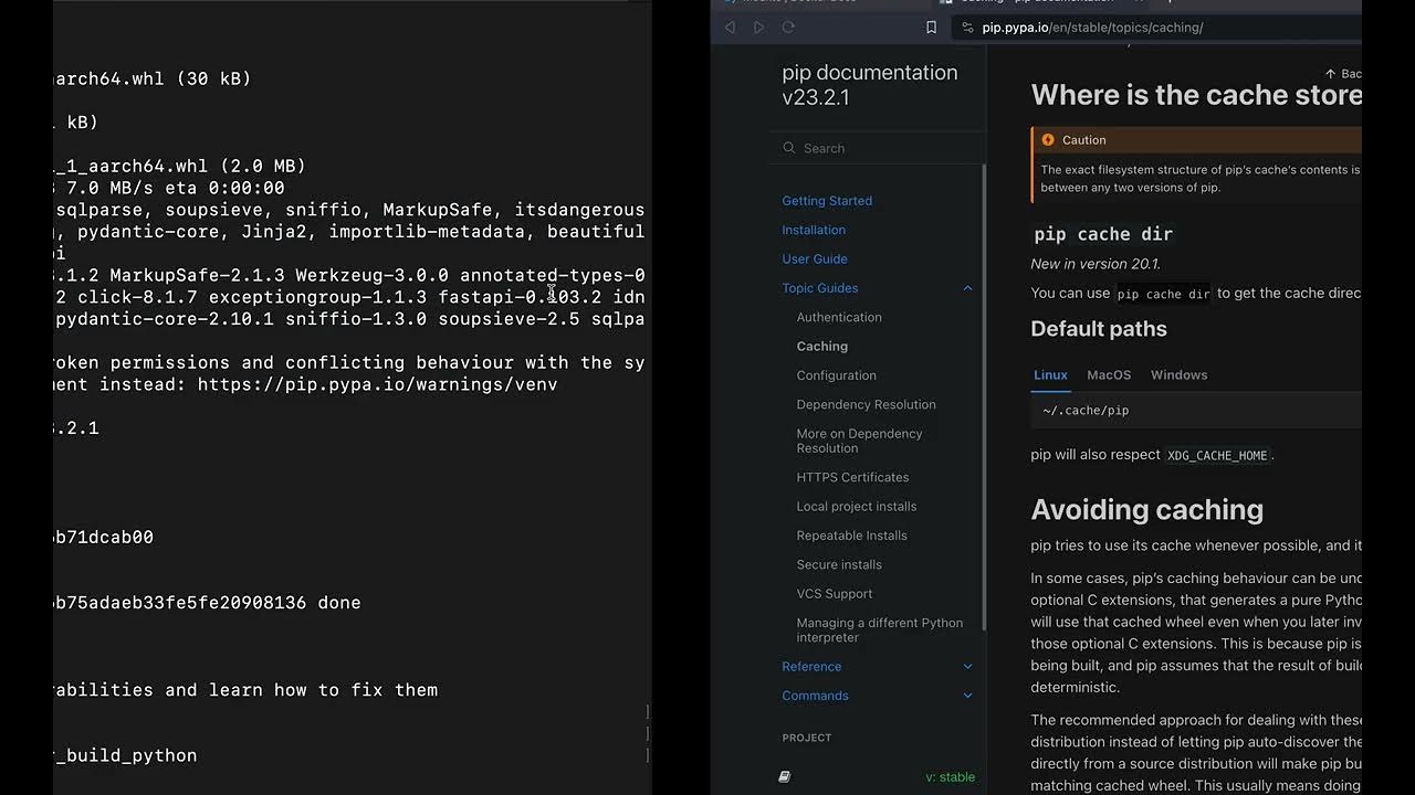 Speed up Docker builds by using cache, mounted from Docker host - YouTube