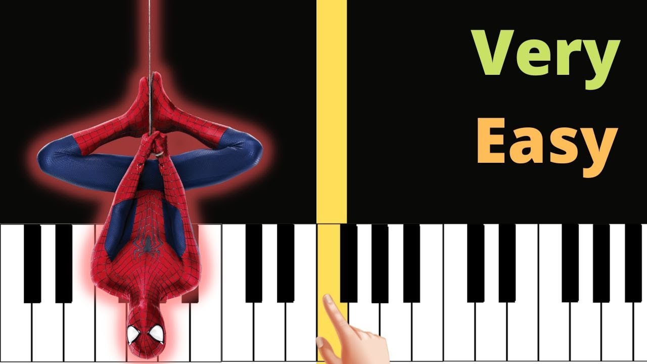 SPIDER-MAN Theme | VERY EASY Piano tutorial - YouTube