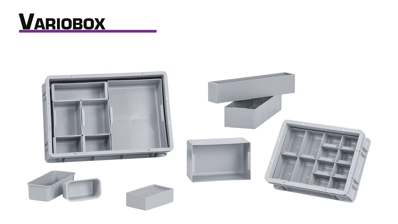 Wir stellen vor: Die Variobox & Variobox Black Einsatzbehälter! - YouTube