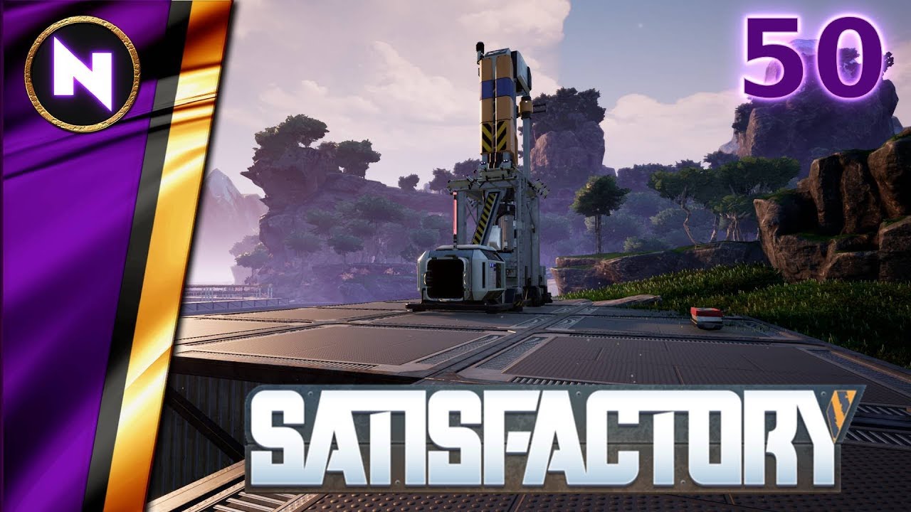 Satisfactory City #50 CATERIUM ISLAND - YouTube