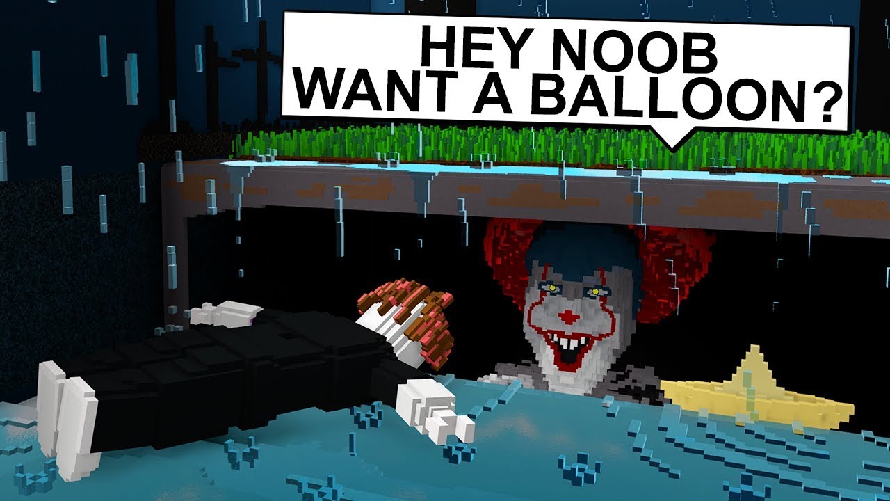 HUNTING Noobs as Pennywise! *THEY GOT SCARED* Build a Boat - YouTube