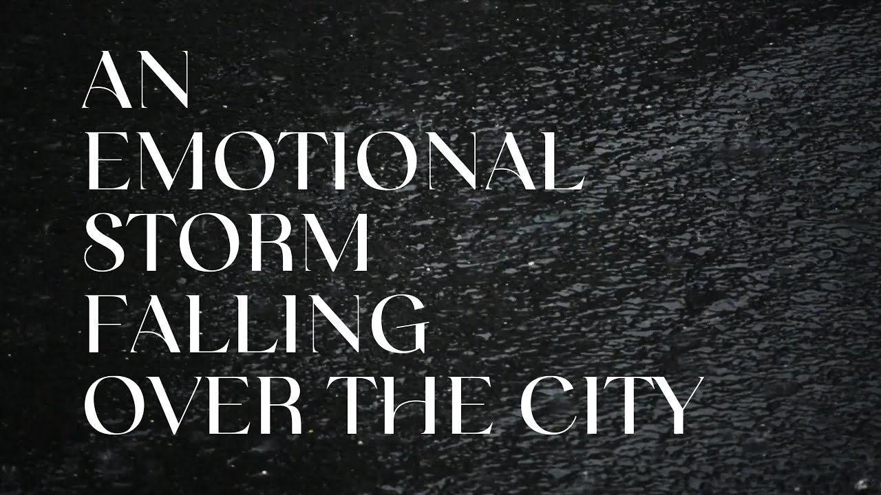 Sound of rain and thunder pouring down | Sensitive city heavy rain ...