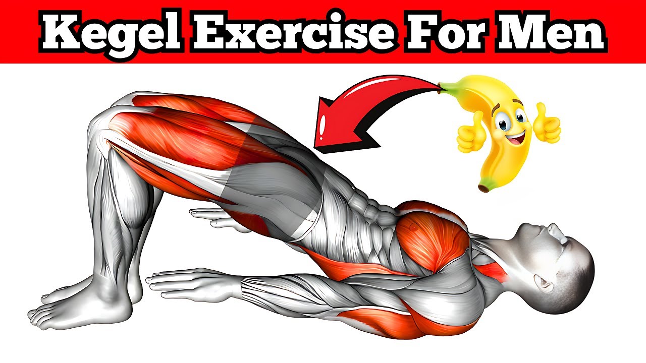 Kegel Exercise For Men - Strengthen Your Pelvic Floor - YouTube