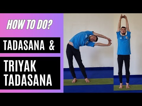 How to TADASANA & TRIYAK TADASANA step by step for beginners - YouTube