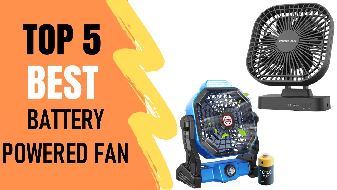 Battery Powered Fan : Top 5 Best Battery Powered Fan 2021 - YouTube