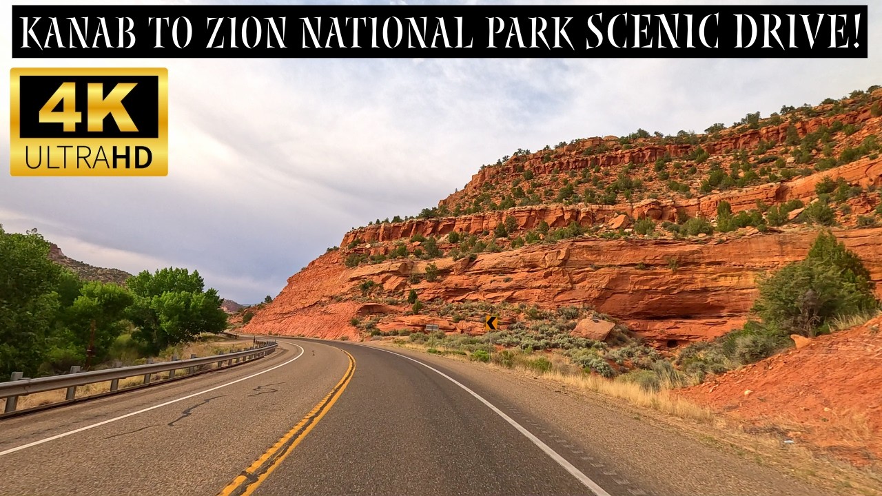 Breathtaking Southern Utah Scenic Drive 4K | Kanab To Zion National ...